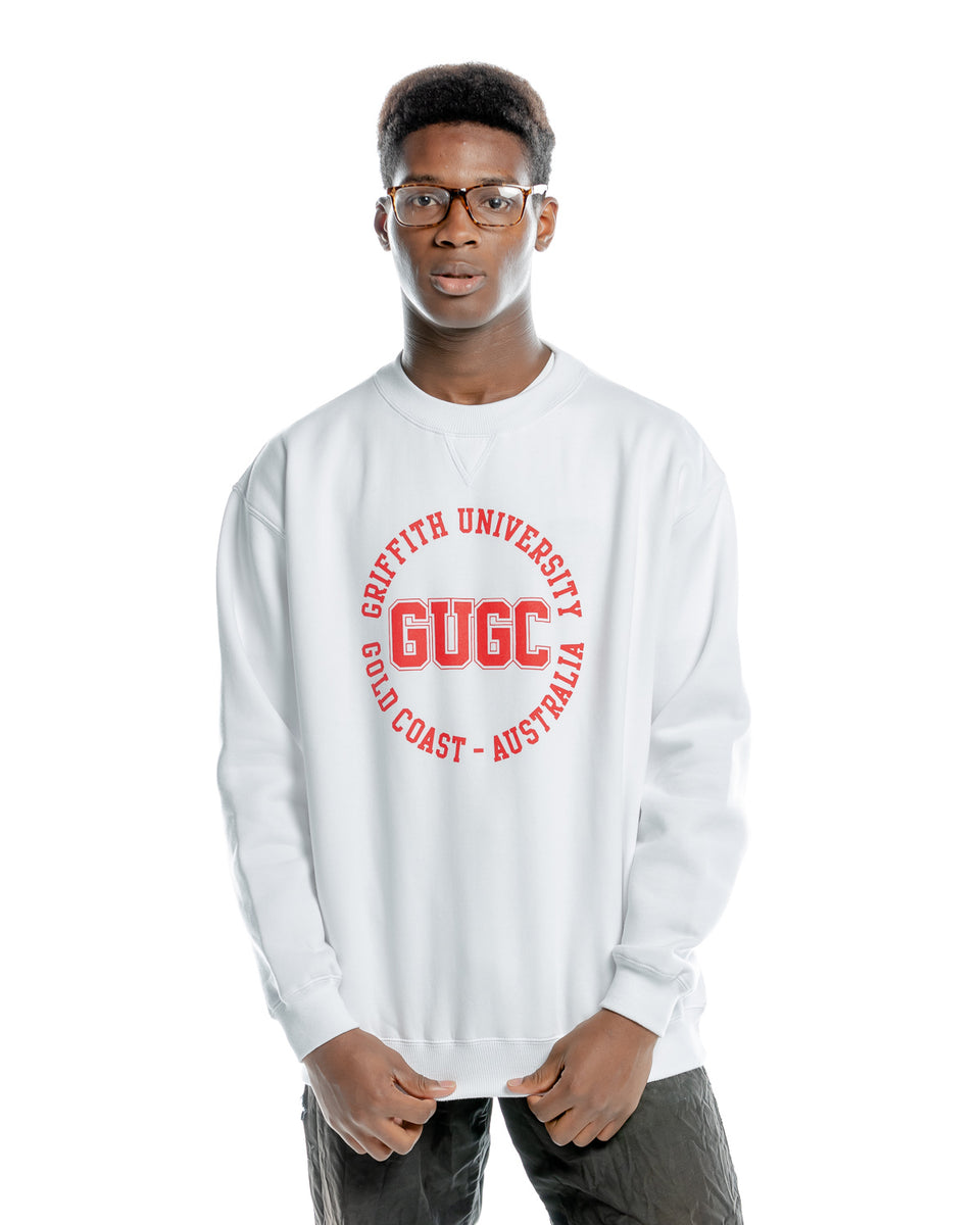 Griffith white unisex sweatshirt – The Uni Store - Griffith University ...