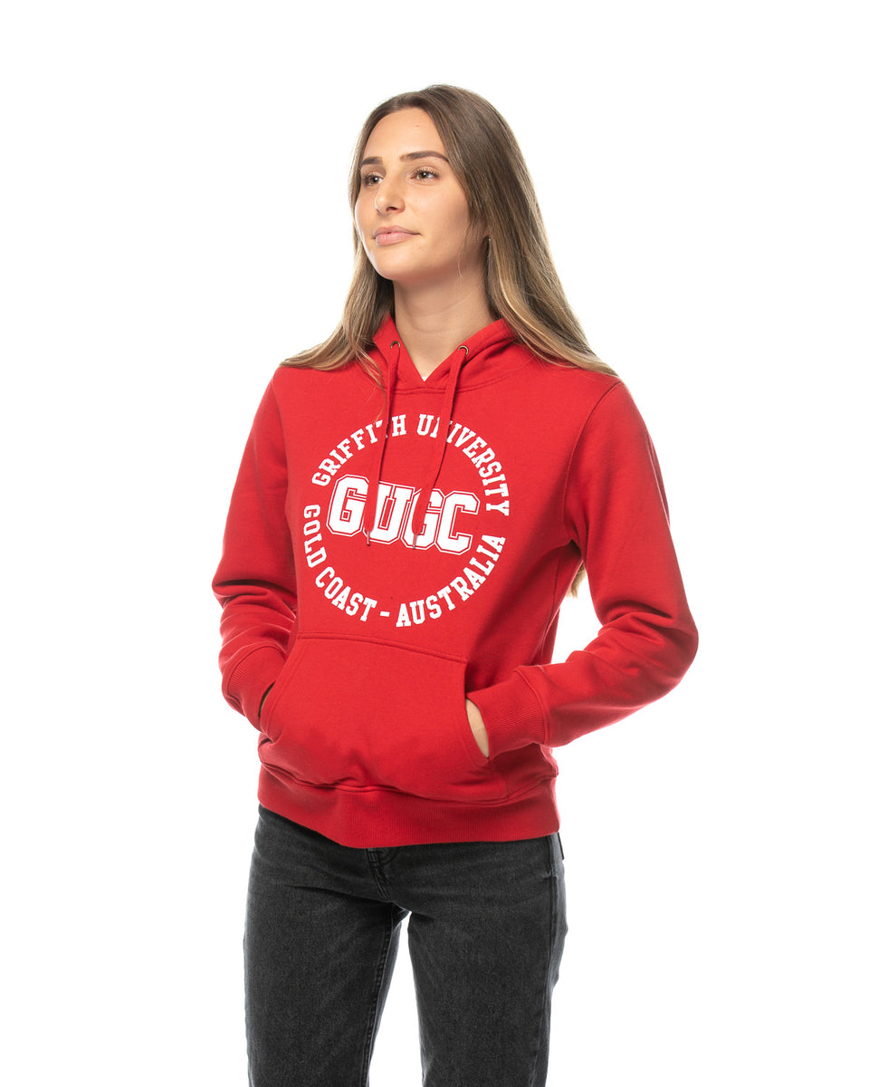 Griffith hoodie red unisex – The Uni Store - Griffith University Gold Coast